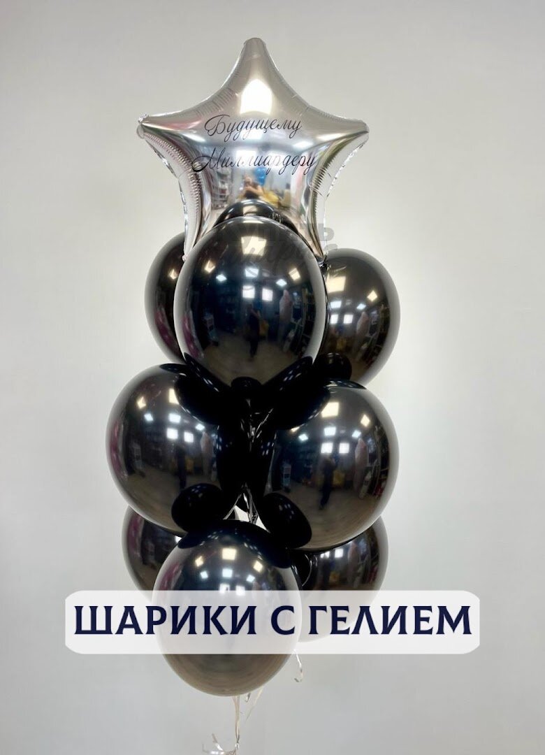 Воздушные шары с гелием, шарики воздушные "Для мальчиков" №1679
