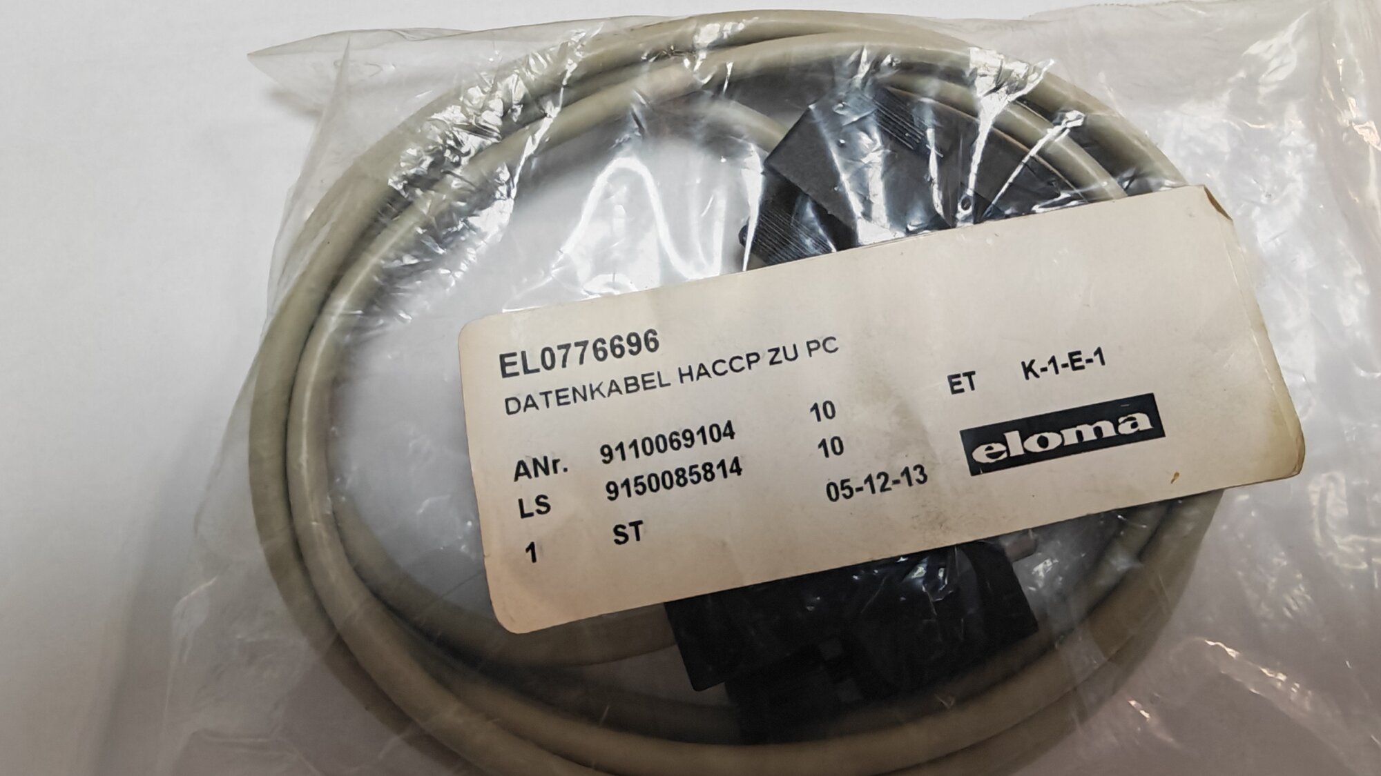 Кабель данных Genius-T 10-11 M GENIUS-T10-11 EL0776696 Eloma