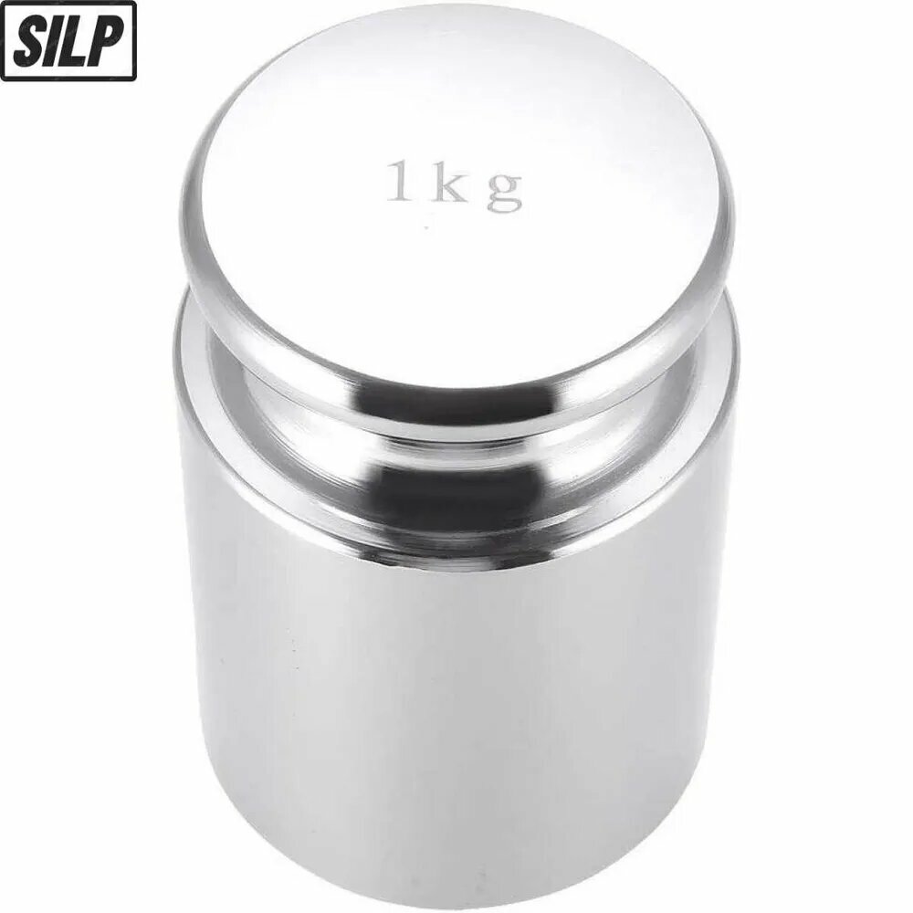 Калибровочная гиря для цифровых весов, прецизионная хромированная сталь, 1 кг M1