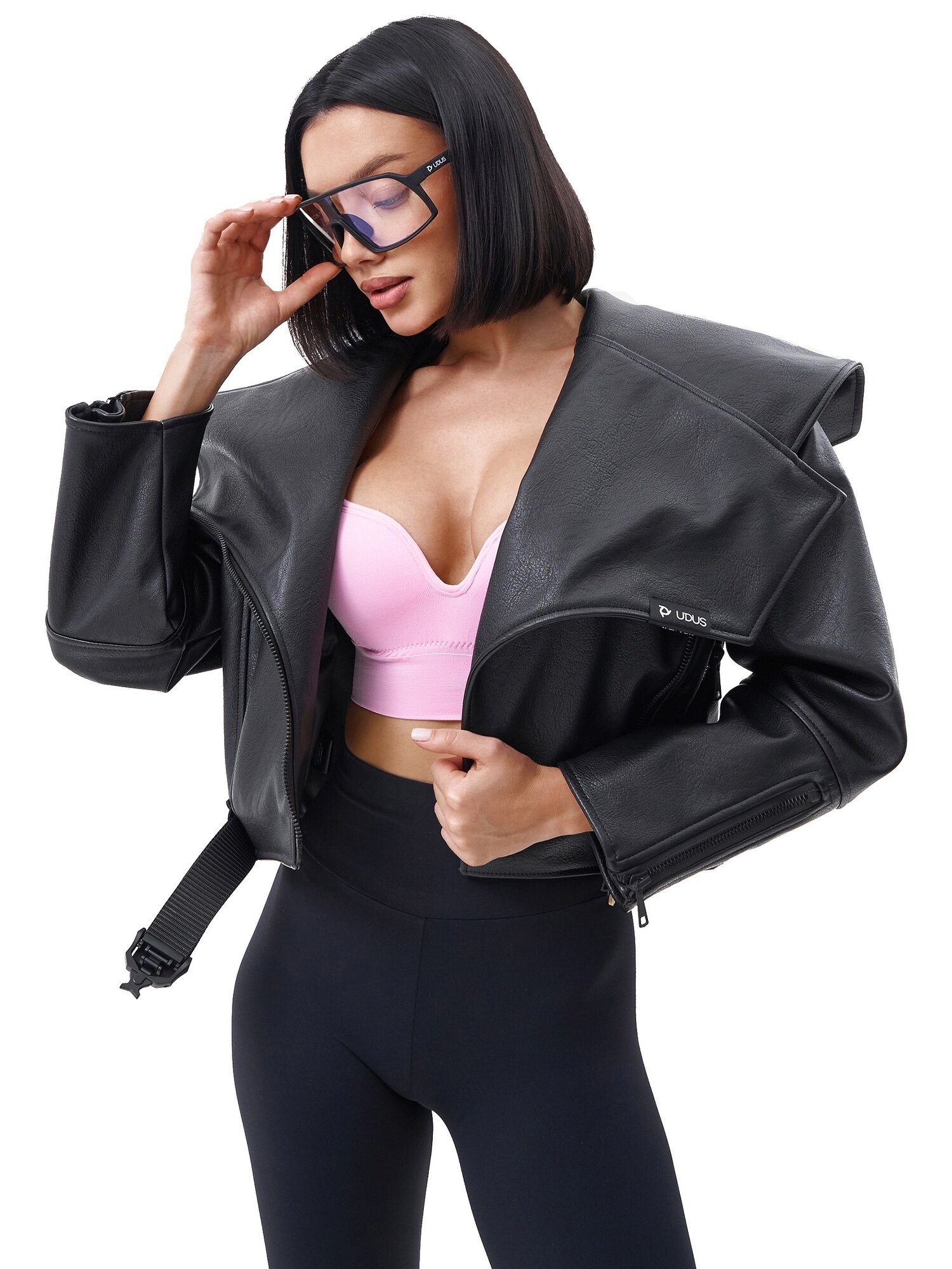 Куртка кожаная Осень-зима 2025