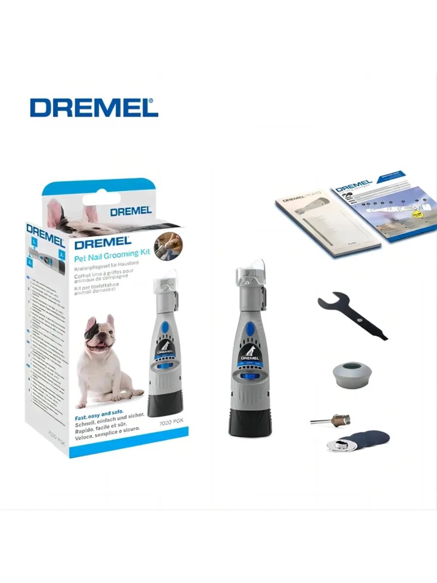 Набор для стрижки когтей Dremel "7020", для домашних животных, 17-27 см
