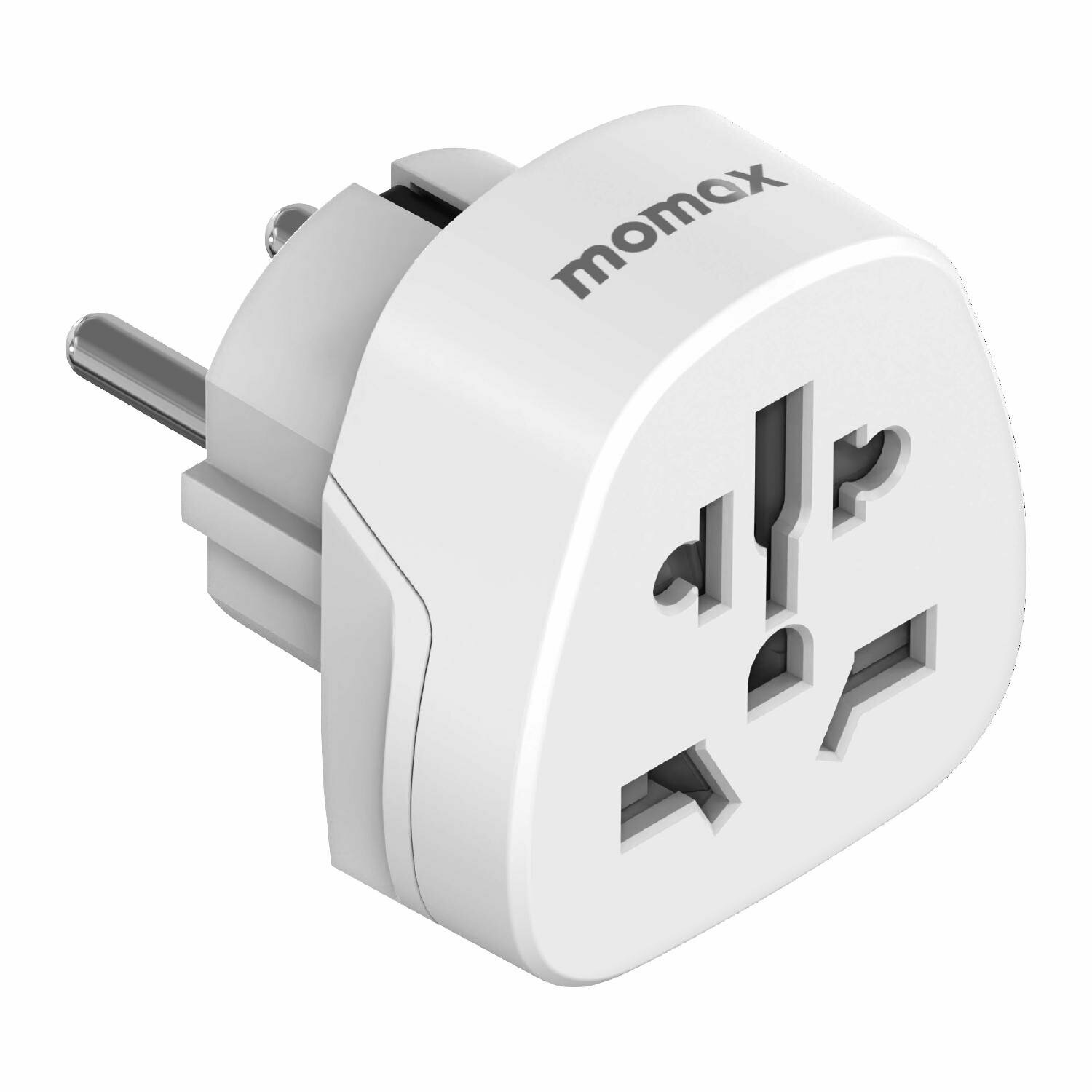 Универсальный адаптер MOMAX UA13 2500W 1-World Global Adapter Socket (EU Plug) -white