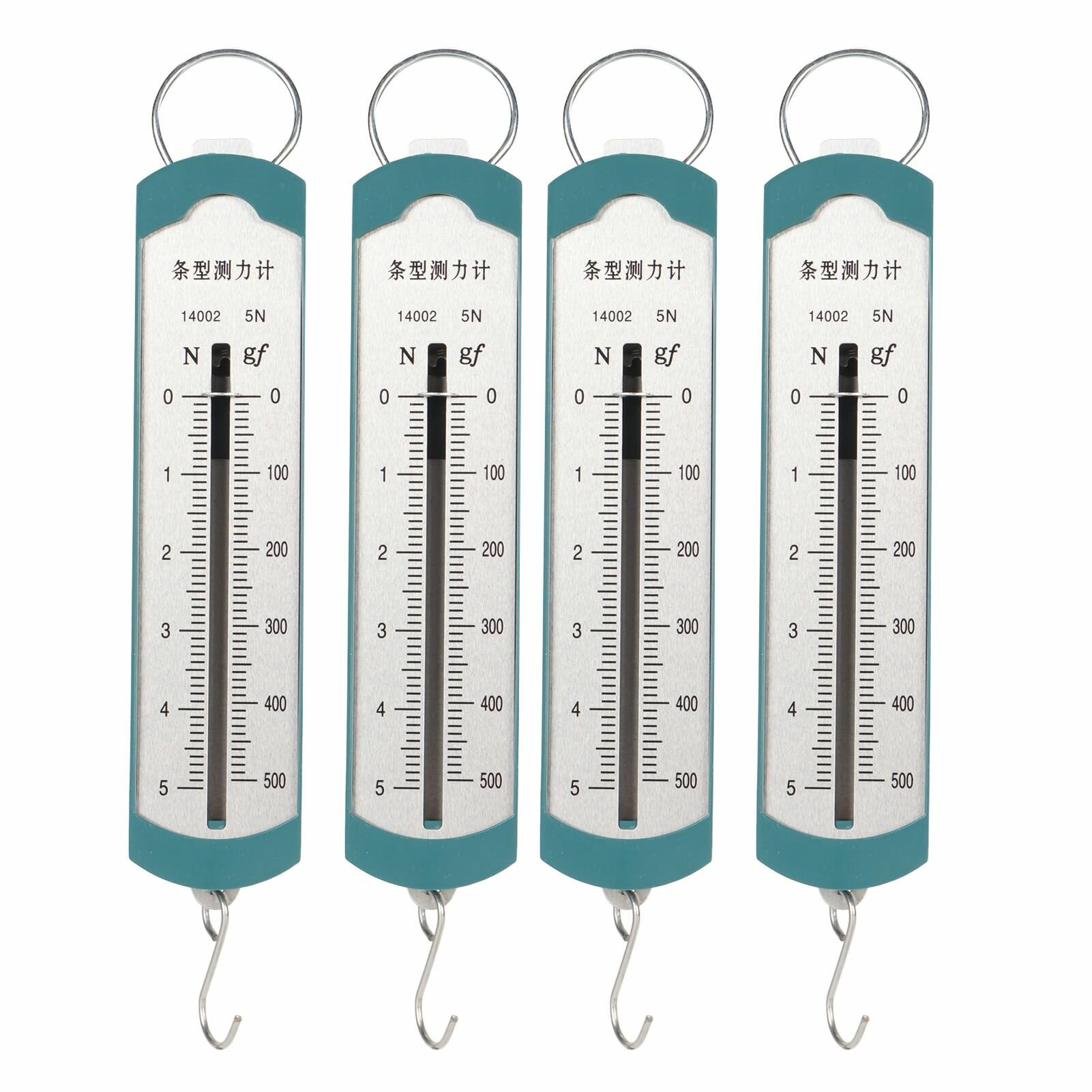 Портативный пружинный динамометр 4 шт, измеритель силы 5N, точность измерения 5 Ньютон-бар для физико-механических экспериментов и проектов