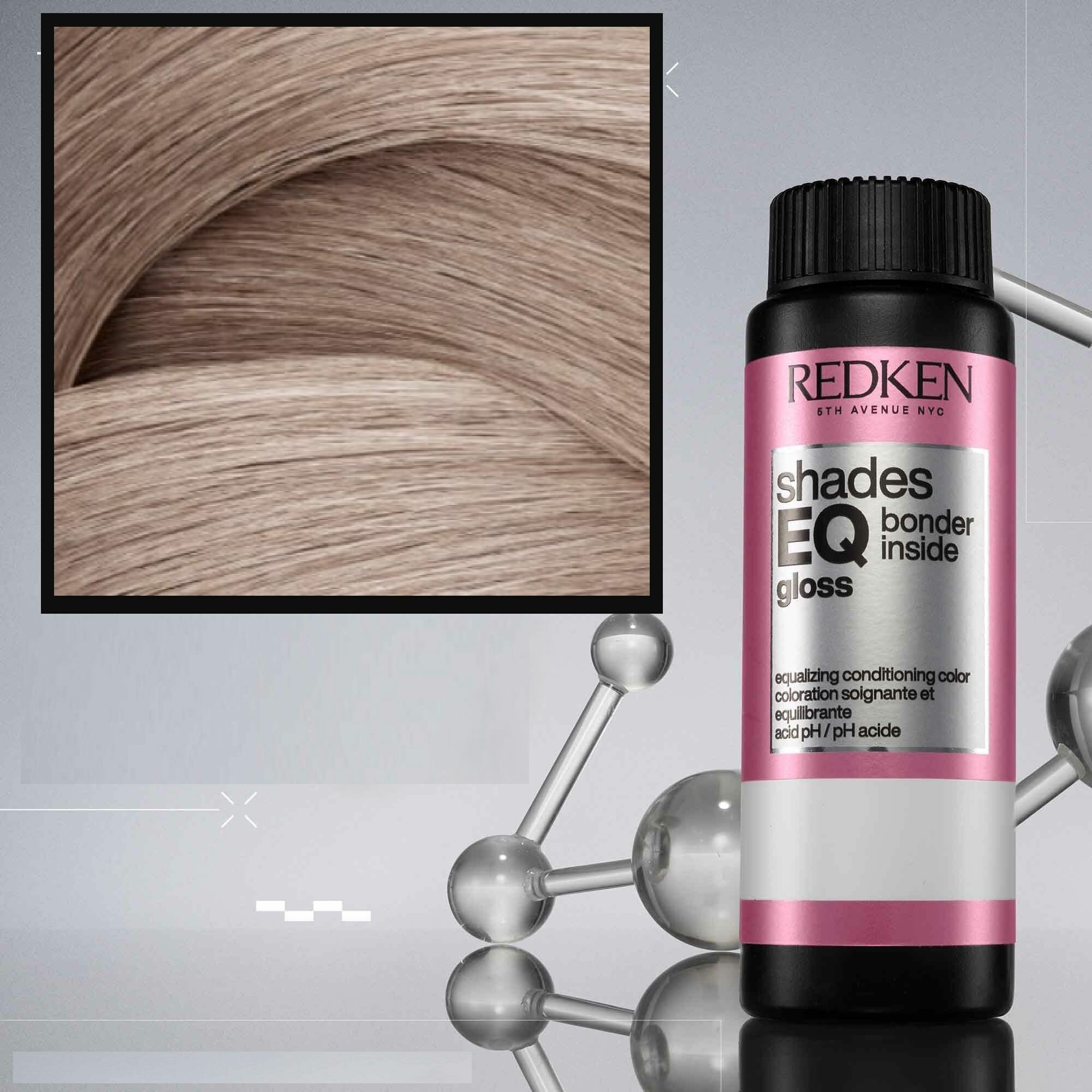 REDKEN SHADES EQ GLOSS BONDER INSIDE 08NP Краска-блеск без аммиака 60 МЛ