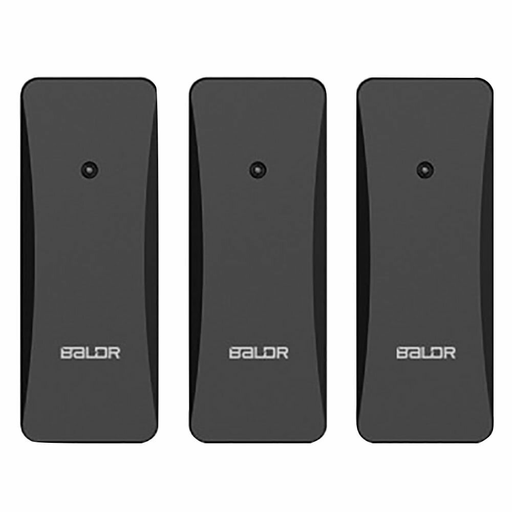 Метеостанция Baldr Black B0360WST4H4PR, черно-белая, автономное питание