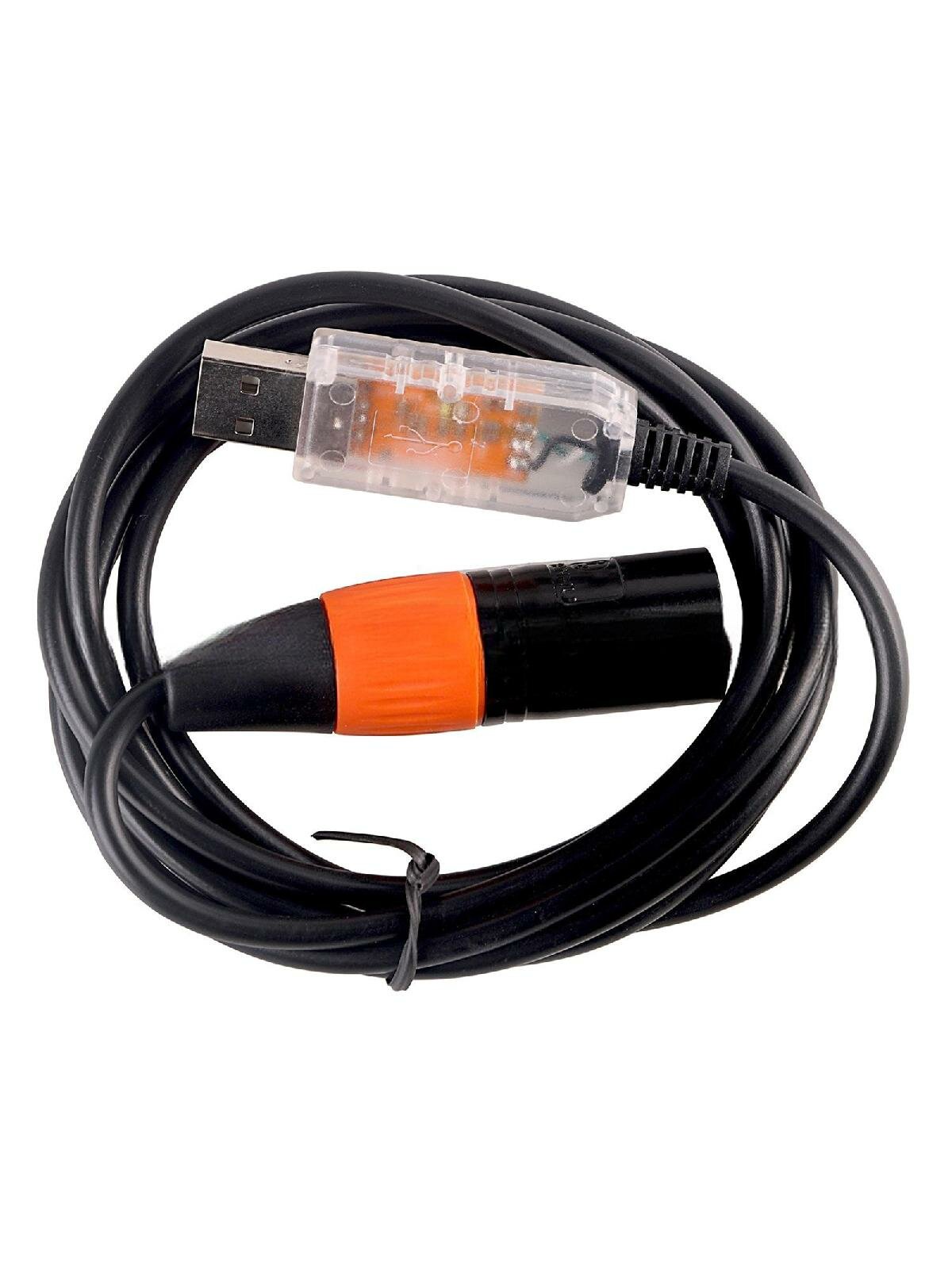 USB to DMX512 Control Cable RS485 Serialed Converter Adapter 3Pin for Stage Lighting 1.80m 1.0m 3.0m