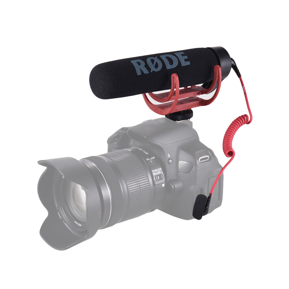 RODE VideoMic GO суперкардиоидный направленный микрофон легкий накамерный микрофон с амортизирующим креплением ветрозащиты для DSLR DV камкордера