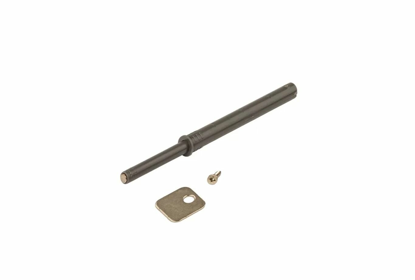 Толкатель Push-Open для петель Firmax Smartline с магнитным держателем, плечо 38мм, скрытое крепление, темно-серый