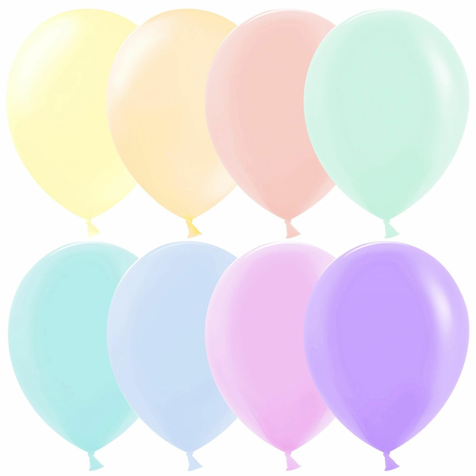 Шары воздушные Дон Баллон латексные 5', 13 см, цвет Ассорти, макарунс, 100 шт