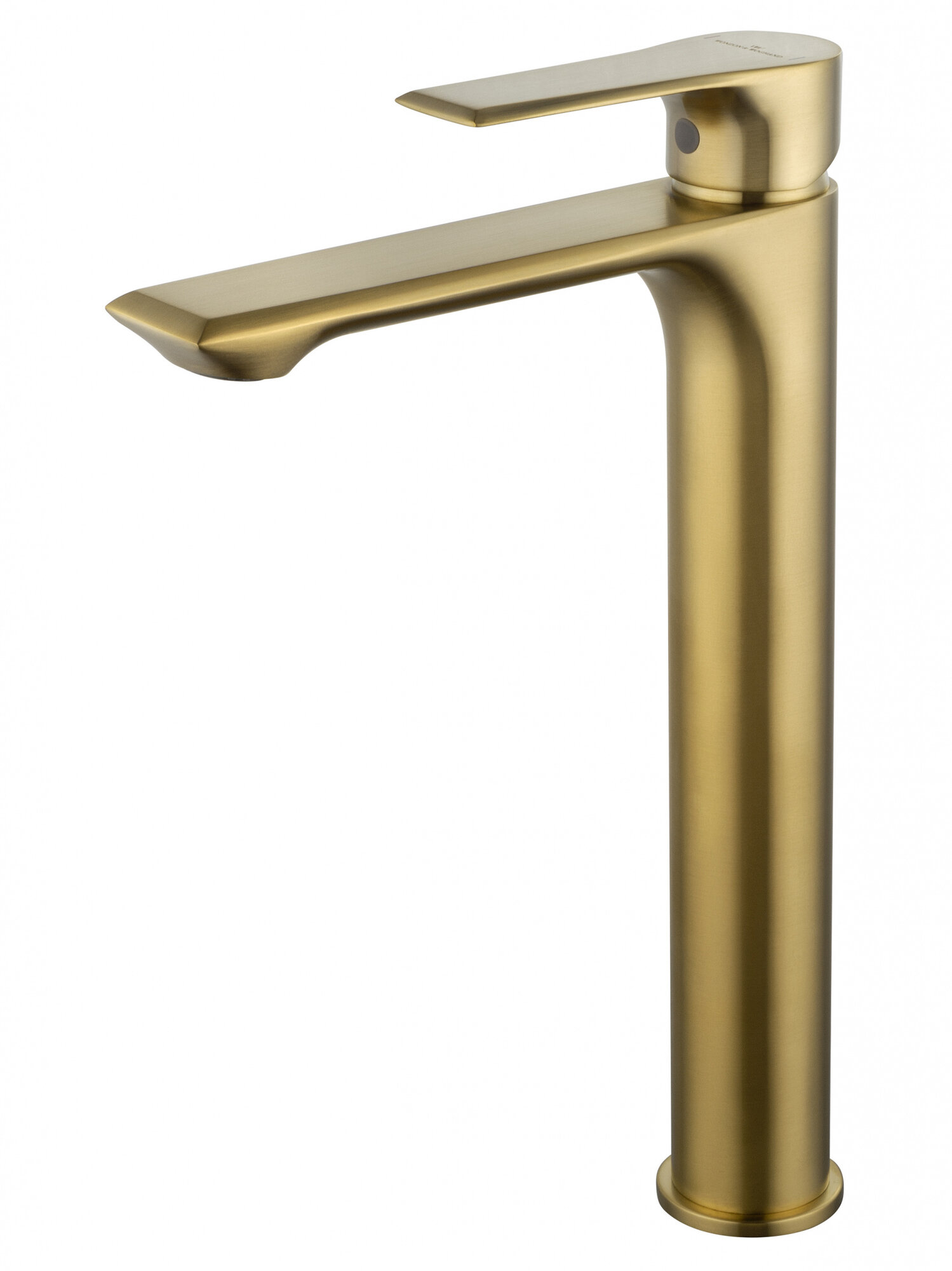 Смеситель для раковины высокий Wonzon & Woghand, Брашированное золото (WW-88019079-BG)