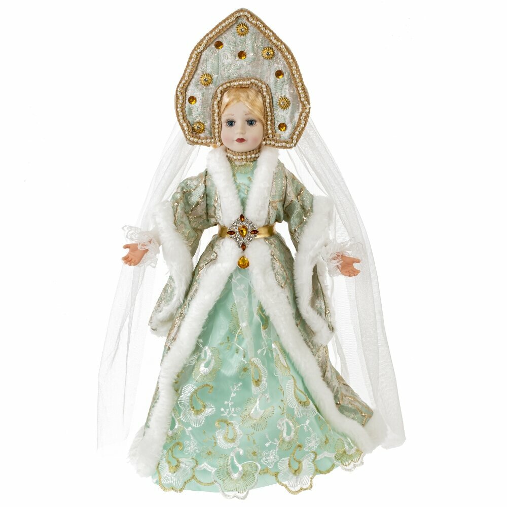 Снегурочка с ёмкостью для конфет, L23 W16 H51 см