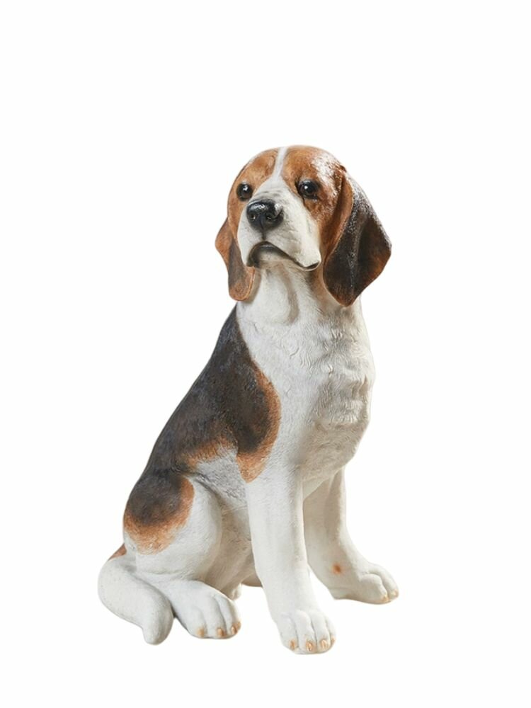 Статуэтка "Собака", смола, реалистичный дизайн, 20x22x34.5 см