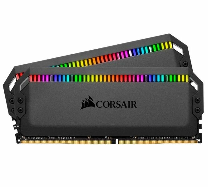 Оперативная память Corsair DOMINATOR PLATINUM RGB (CMT16GX4M2K3600C16) DIMM DDR4 16 ГБ - 2 шт, 3600 МГц