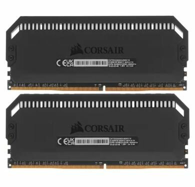 Оперативная память Corsair DOMINATOR PLATINUM RGB (CMT32GX4M2K4000C19) DIMM DDR4 32 ГБ - 2 шт, 4000 МГц