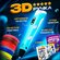 3D ручка для детей, 109 м пластика, 2 книги, 250+ трафаретов, 3 года гарантии
