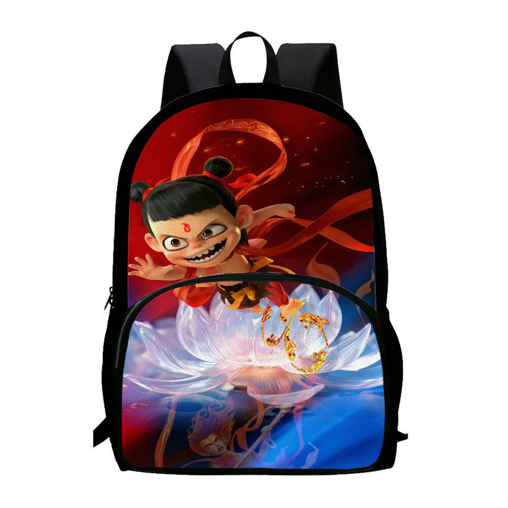 Nezha ii devil boy adventures лицензированный рюкзак прочный оксфордский школьный рюкзак для учебы на кампусе стиль 24