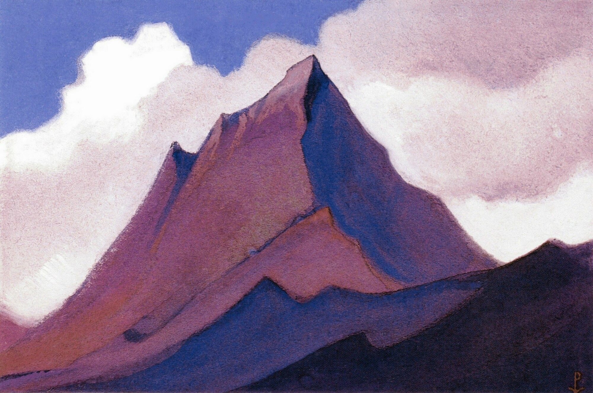 Картина Рериха Николая Гималаи-6 80х53 см