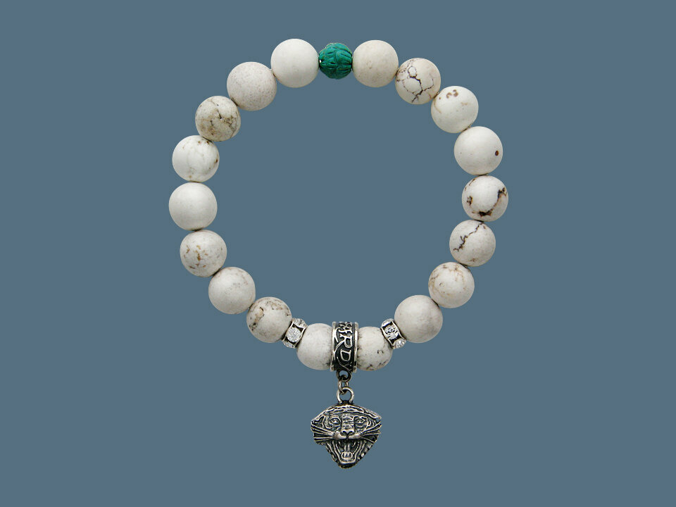 Браслет Ed Hardy, говлит, фианит