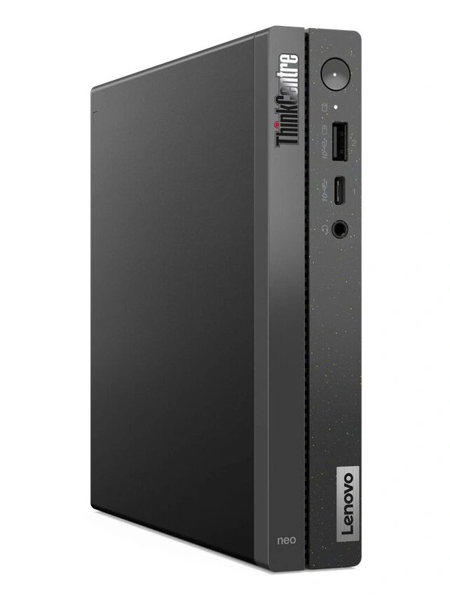 Неттоп Lenovo ThinkCentre Neo 50q Gen 4, Intel Core i3 1215U, DDR4 16ГБ, SSD 256ГБ, Intel UHD Graphics, без ОС, черный, с русской раскладкой (12ln0028ru/16)