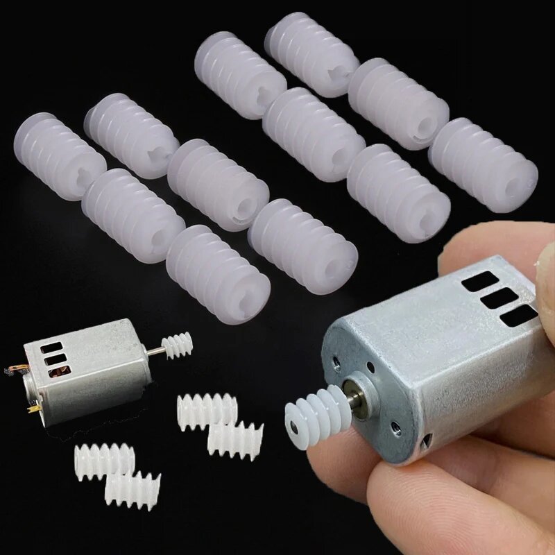 Пластиковая шестерня 7/8/10 зубьев 0,5 м 6mmx8mm, 50Pcs