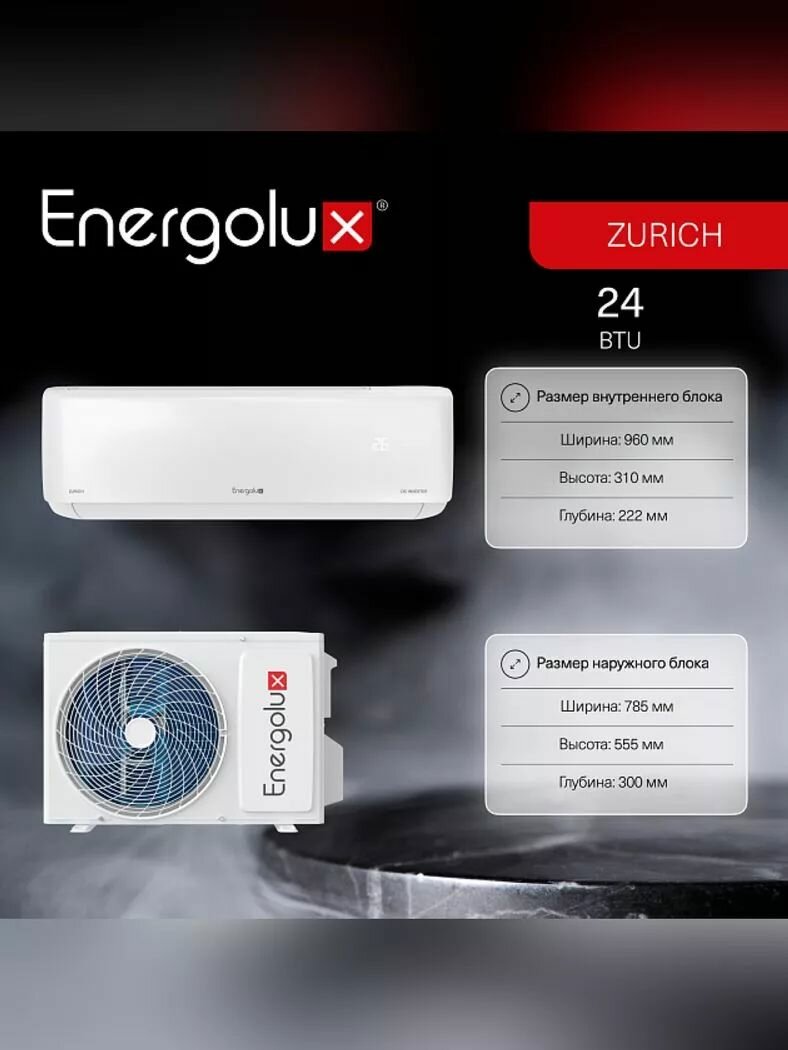 Кондиционер Energolux Zurich 5 SAS18Z5-AI/SAU18Z5-AI DC Inverter