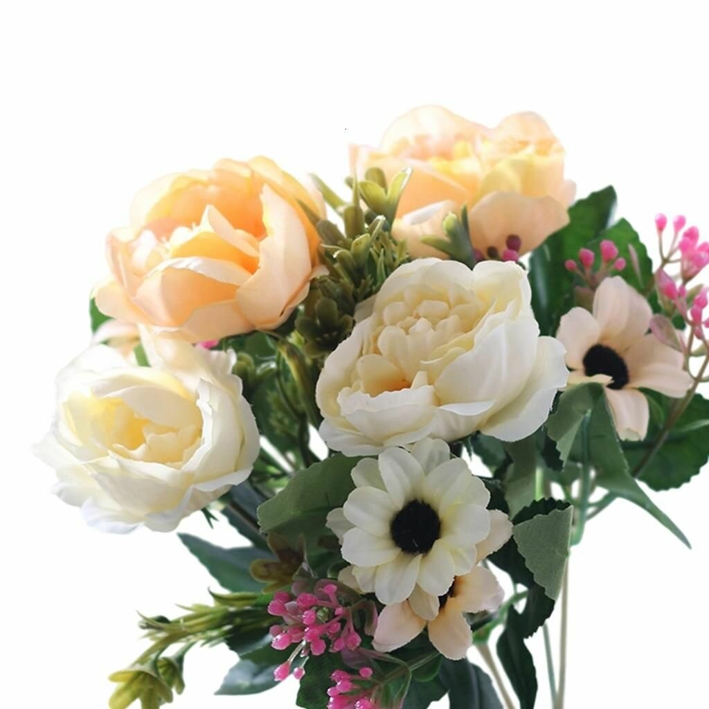 Букет для украшения вечеринки из искусственных цветов, имитация цветов, декоративные цветы-шампанское