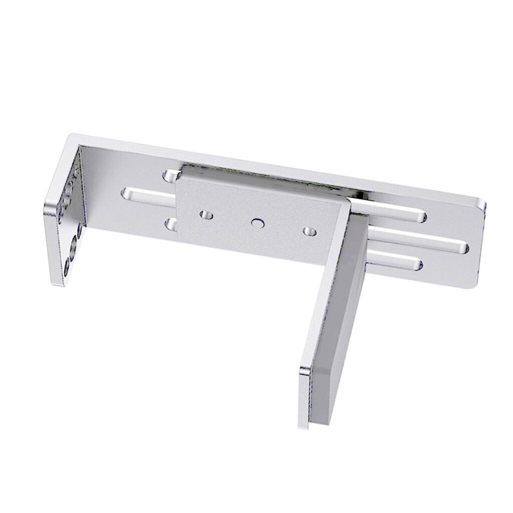 Опорная рама кронштейна компьютерной видеокарты 12-сантиметровый вентилятор с фиксированным металлическим универсальным кронштейном-белый