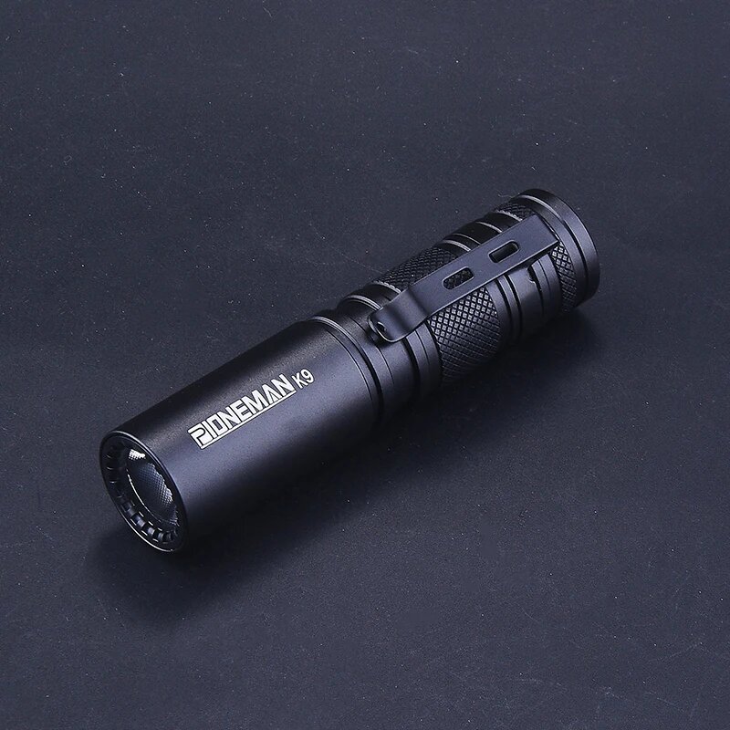 Прочный фонарик pioneman K9, компактный прямоугольный прожектор с сотовой линзой типа с, 18650