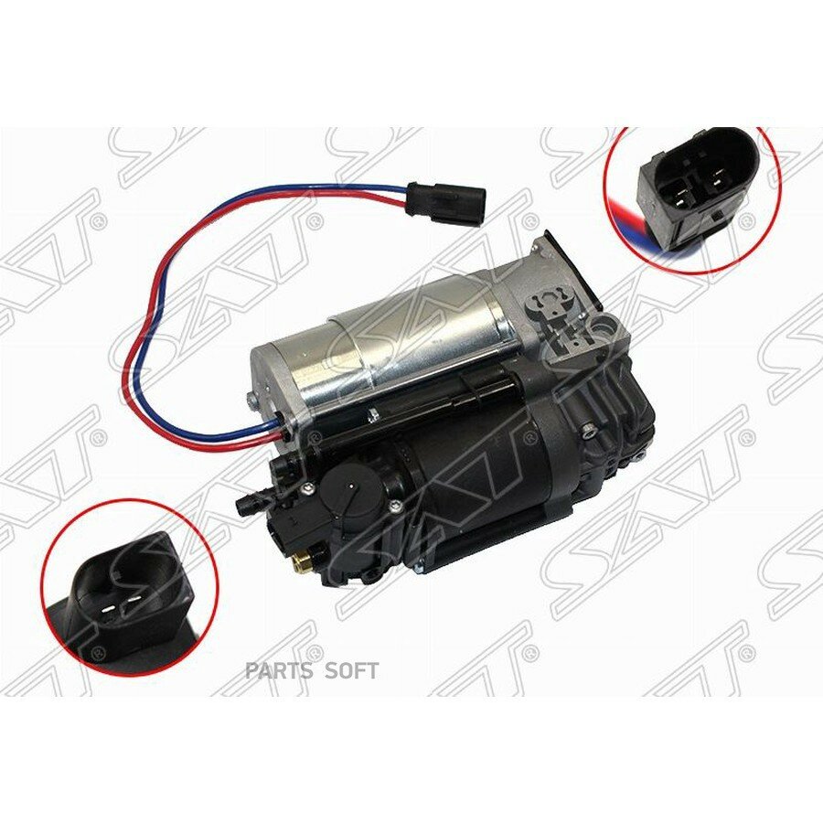 Компрессор контроля высоты (пневмоподвески) BMW 5 F07/F11 09-17/BMW X 5 13-18 от официального дистрибьютора, SAT, артикул ST37206864215