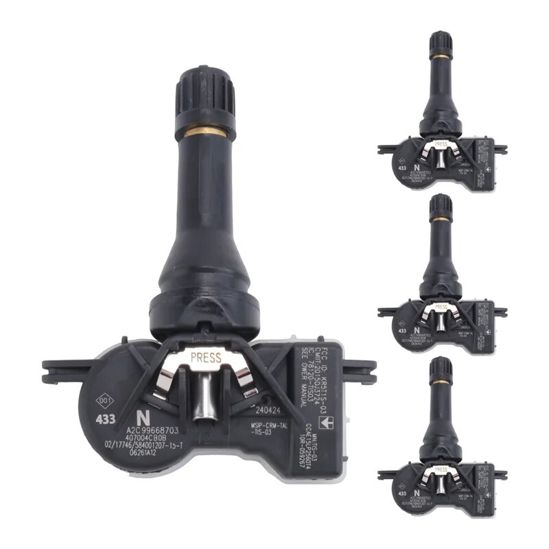 M63K-4PCS Датчик давления в шинах TPMS 407004CB0B для Nissan Qashqai J10 J11 X-Trail NV200 Leaf Juke Note для Lada Vesta Granta