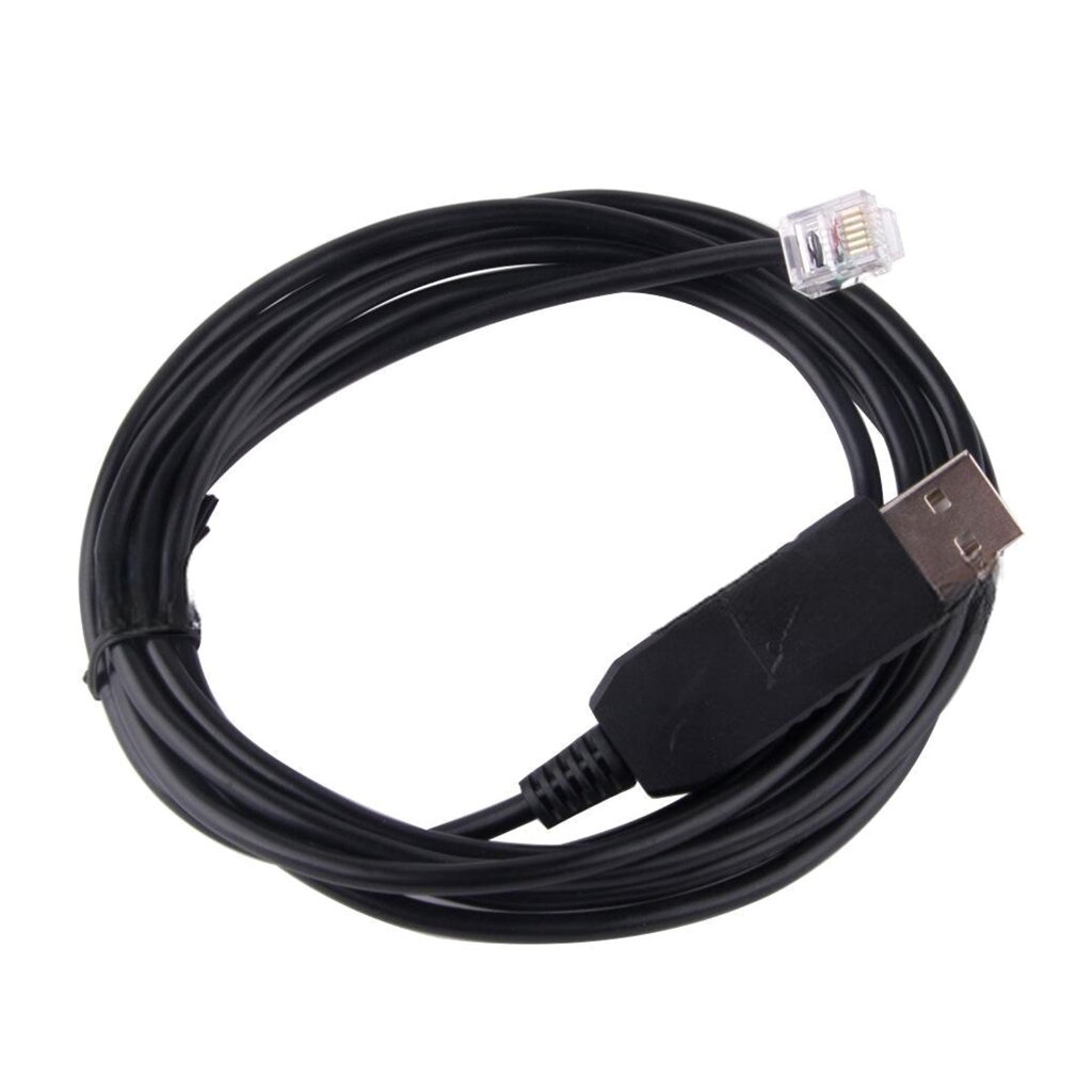 Виртуальный последовательный кабель USB-RJ12 RS232 для плавной и быстрой передачи данных и совместимости с устройствами 180 см