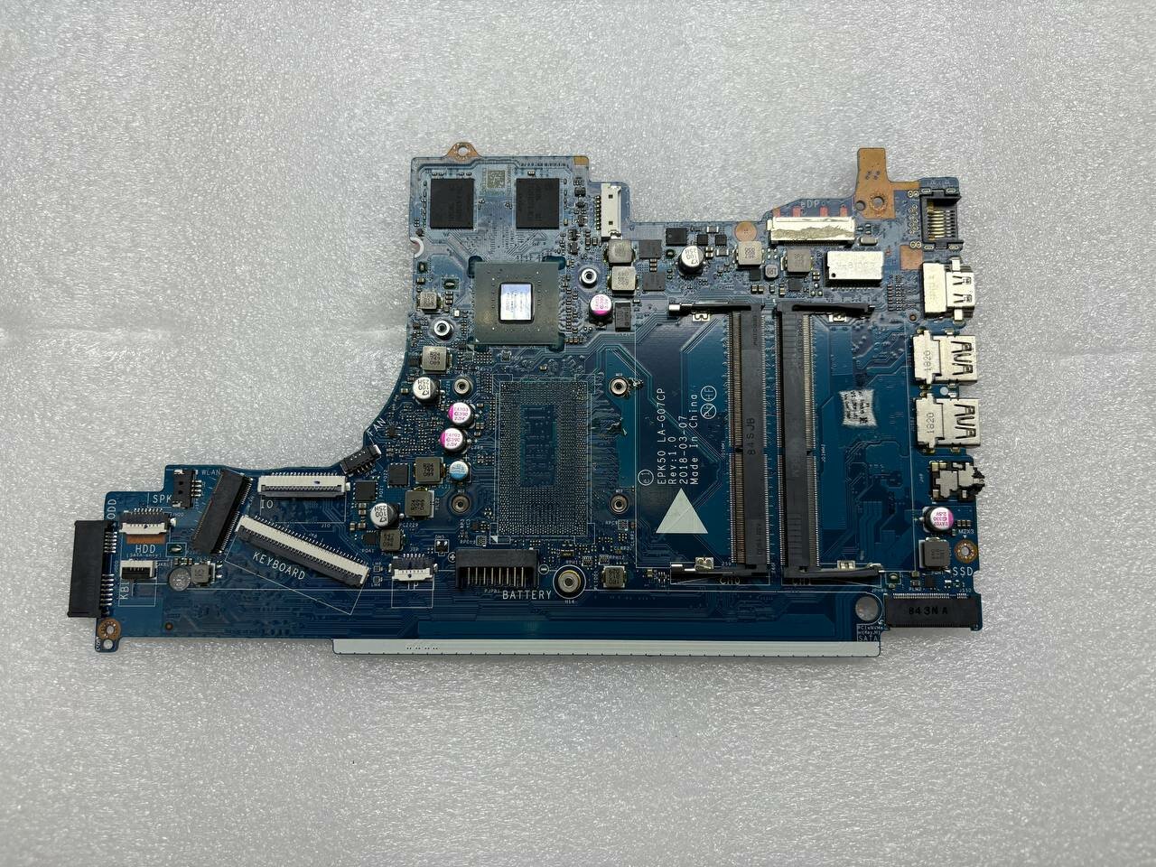 Материнская плата LA-G07CP HP Pavilion донор компонентов