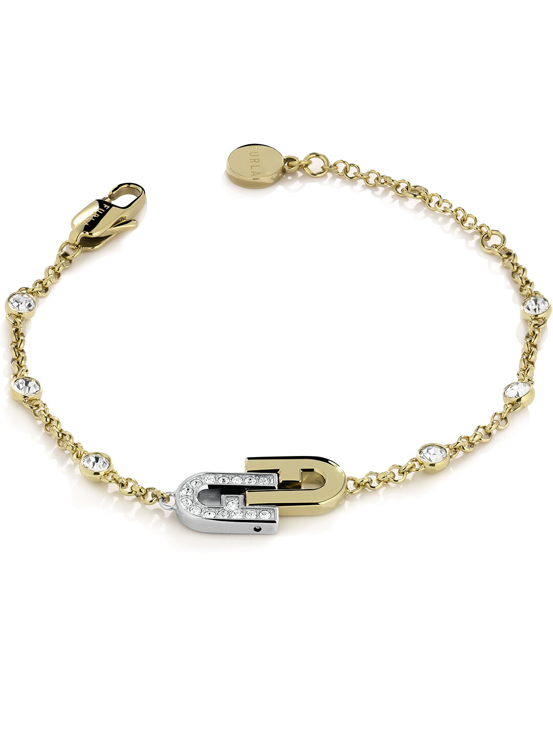 Браслет-цепочка, кристалл