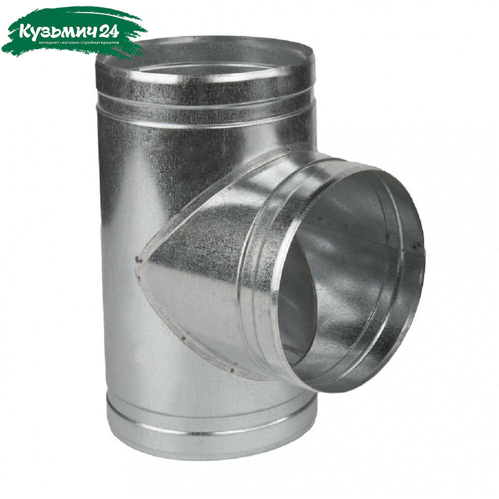 Тройник для дымохода Феникс ТР90 d 115 мм, прочистной, нержавеющая сталь 0.5 мм, 1 шт.