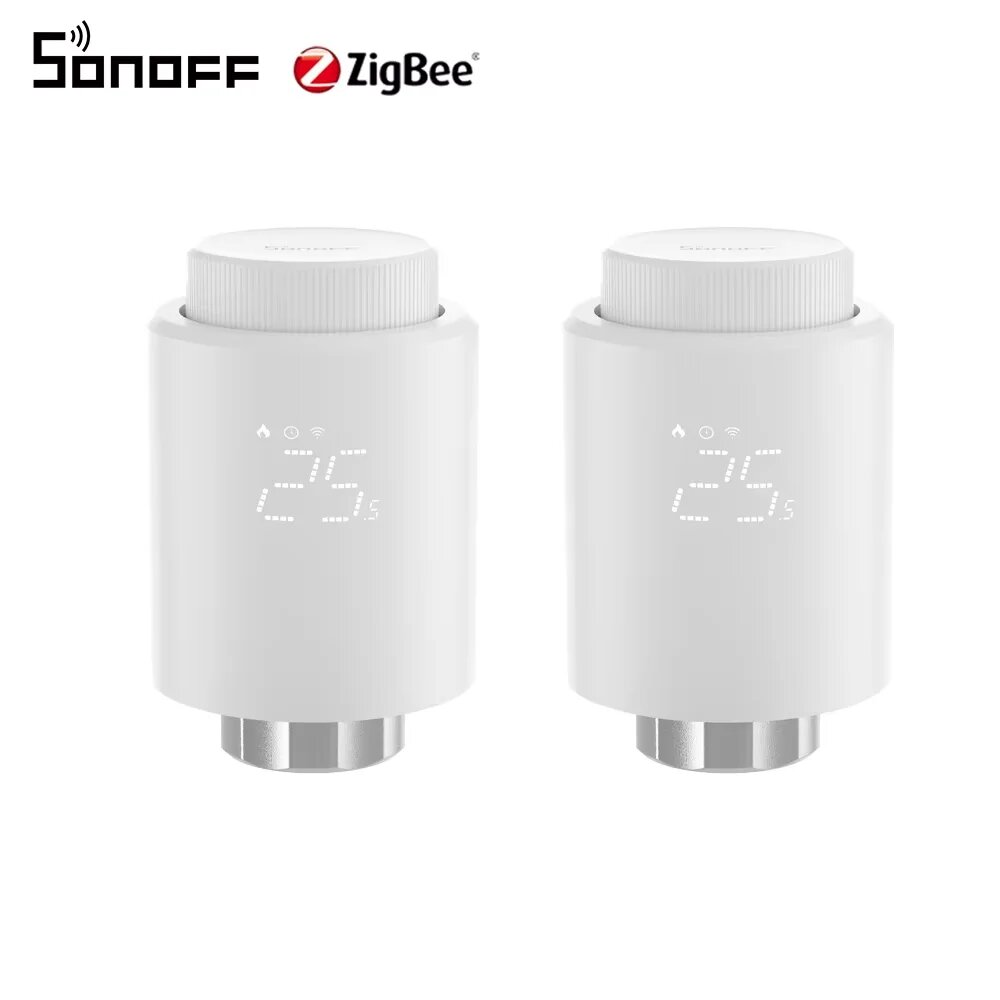 SONOFF TRVZB Zigbee термостатический клапан, 2шт