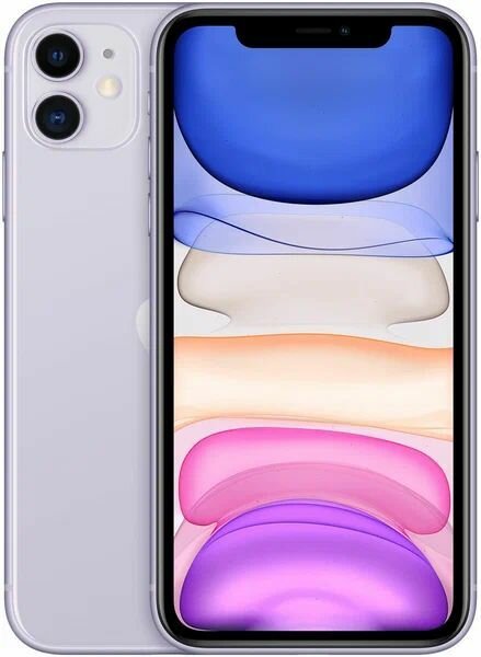 Восстановленный Apple Смартфон iPhone 11 256 ГБ фиолетовый 4/256 ГБ, Nano-SIM, фиолетовый