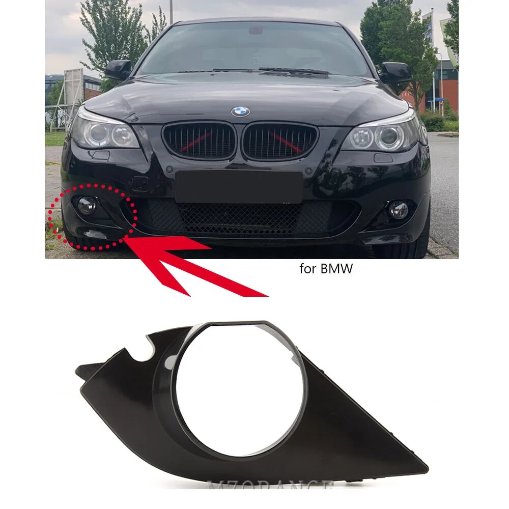 Для BMW E60 E61 M Sport 2003-2009 525i 528i 530i 2004-2010 крышка противотуманной фары Bazel R COVER