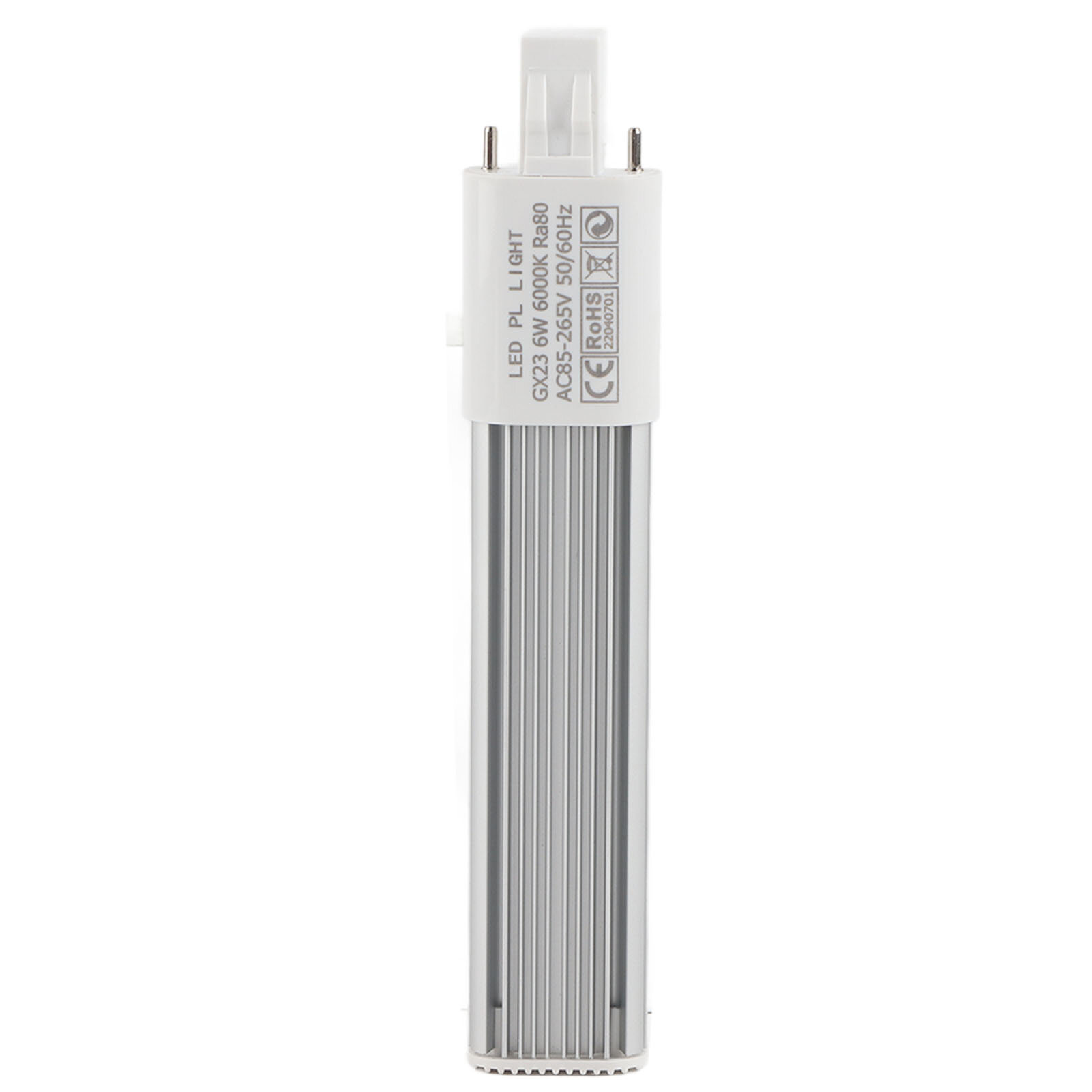 6W 2-Pin LED Compact Lamp Horizontal Recessed Tube Light Bulb Lighting Fixtures GX23 Cool White
