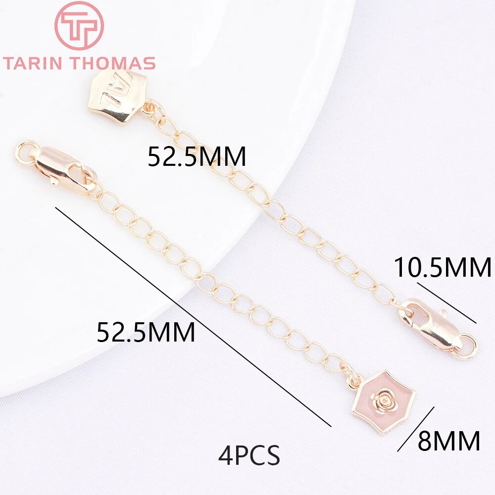 Удлинитель для браслета TARIN THOMAS, 52.5 мм, 24K Gold Color