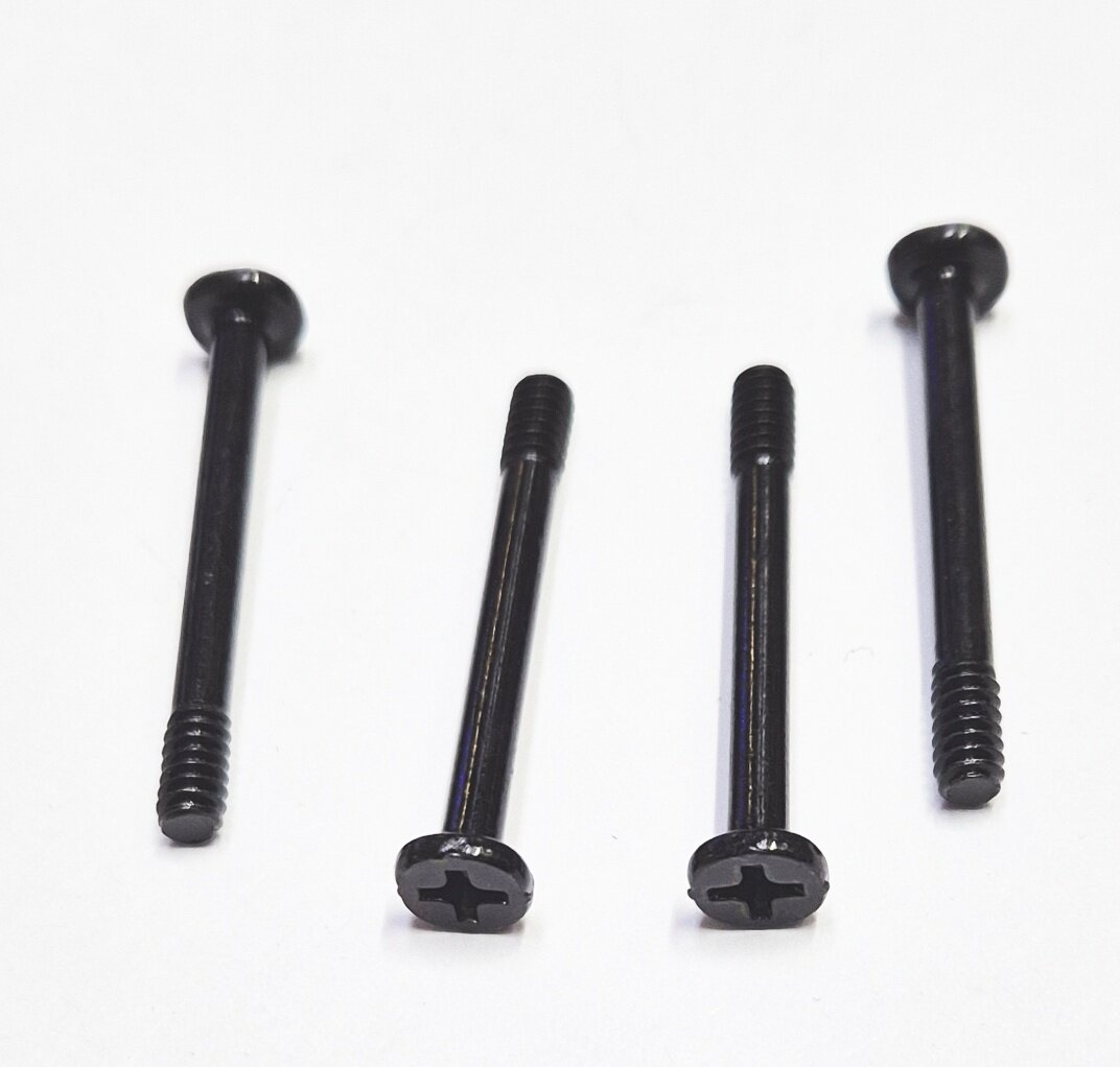 Крепеж Generic длинные вентиляторные винты 32мм черные (4 шт) для радиатора