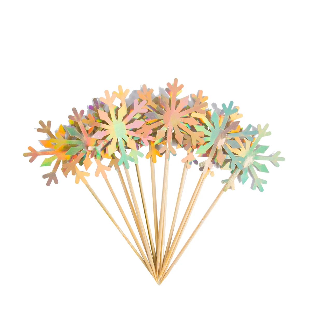 Снежинки для торта Cyuan 12pcs, style D