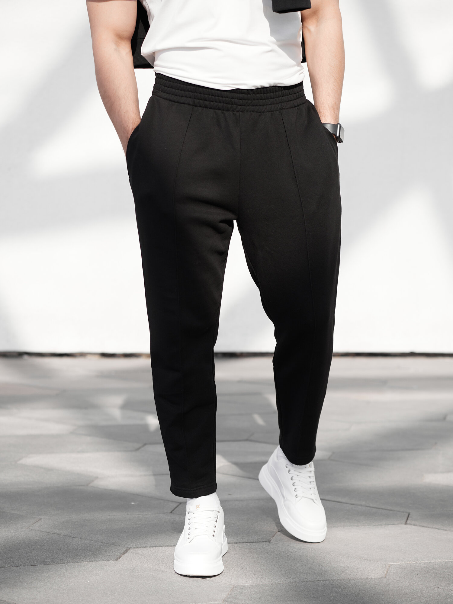 Брюки трикотажные классические