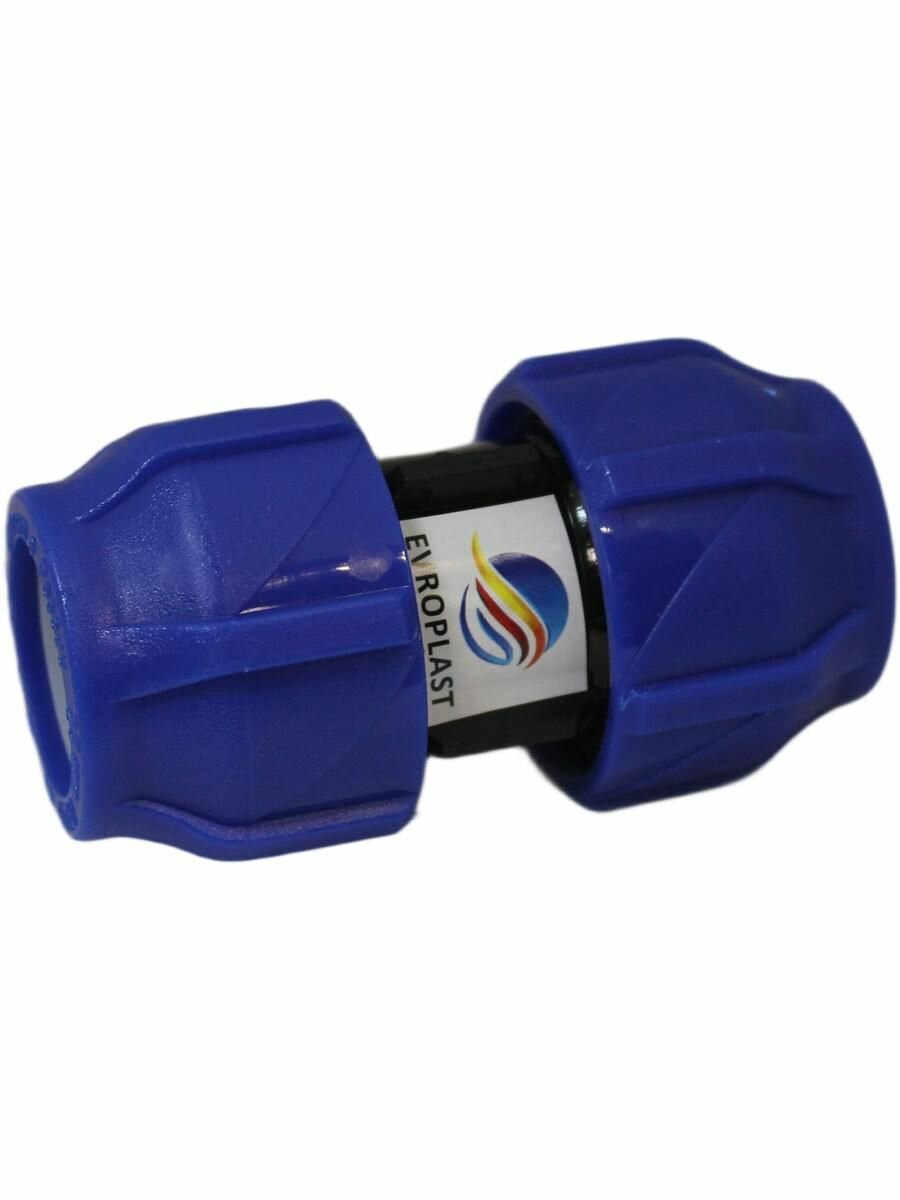 Муфта Valfex, ПНД, обжимное соединение, номинальный диаметр 25 мм, защита от протечек