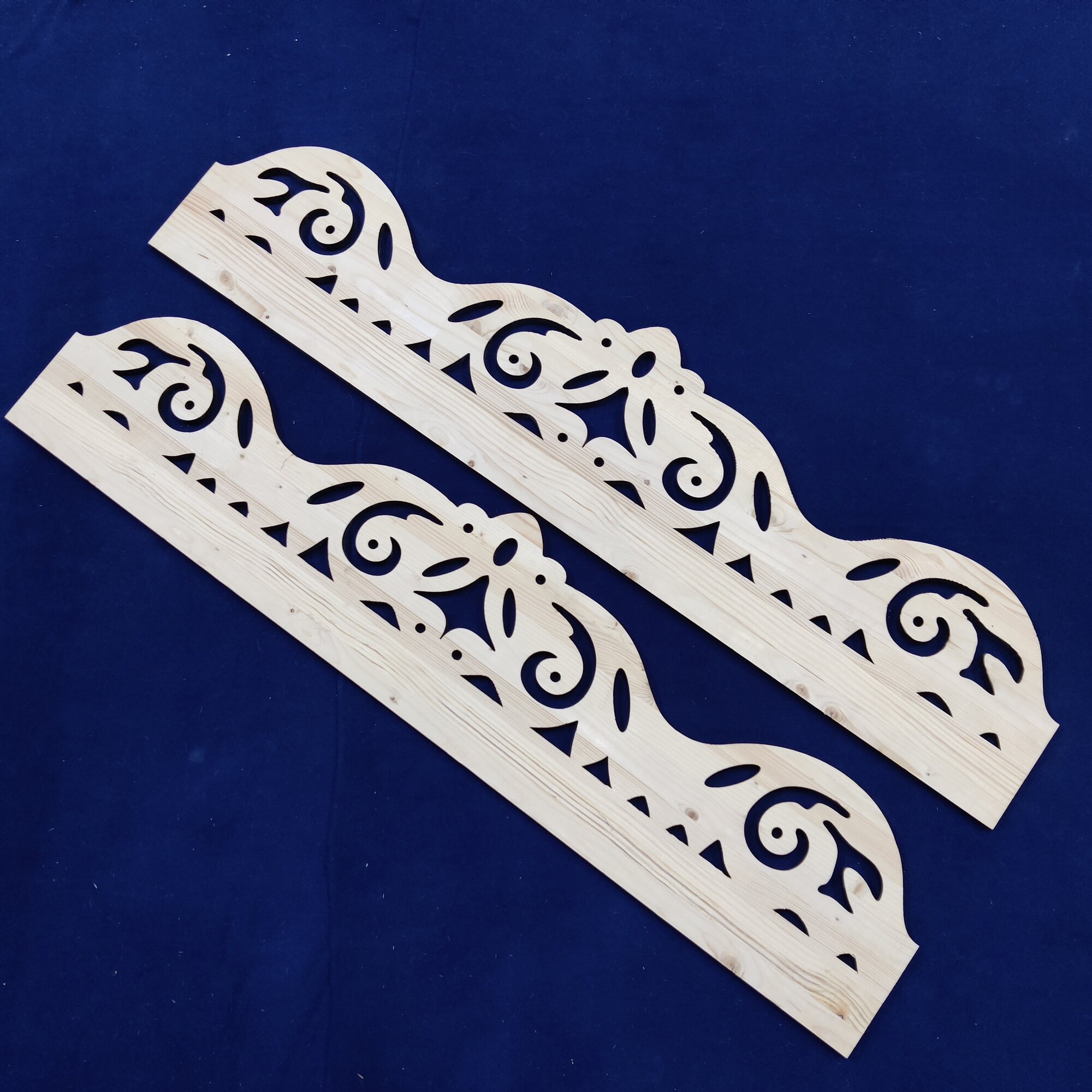 Наличники декоративные "Корона Восточный" деревянные резные 4 шт.