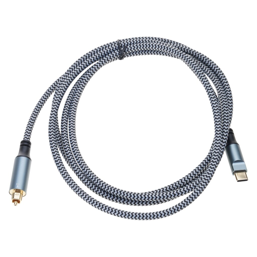 Подключение порта SPDIF от USB C к Волоконно-оптическому Кабелю Звукового преобразователя звука