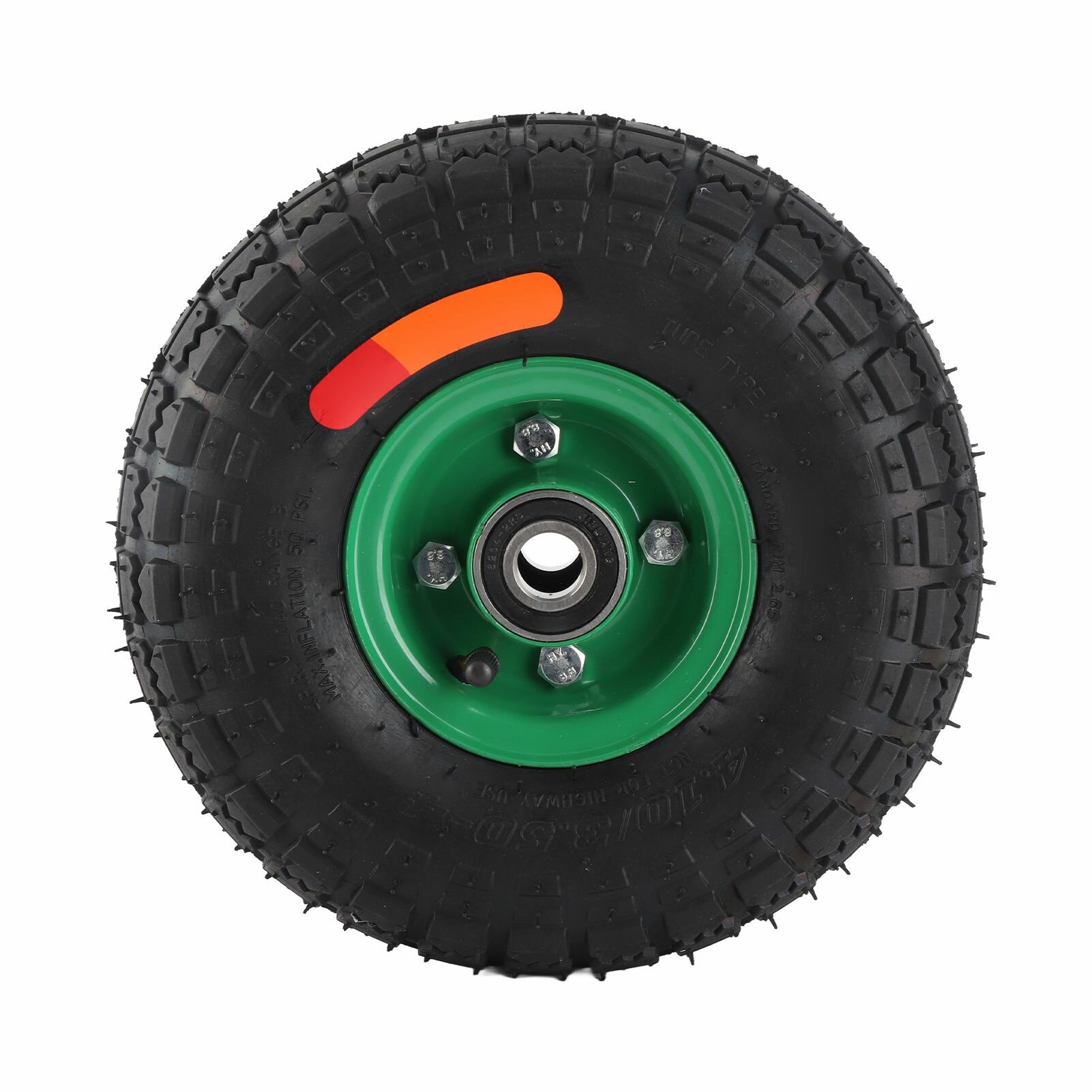 10.5" надувное колесо для тележки (подшипник 6204-2RS)