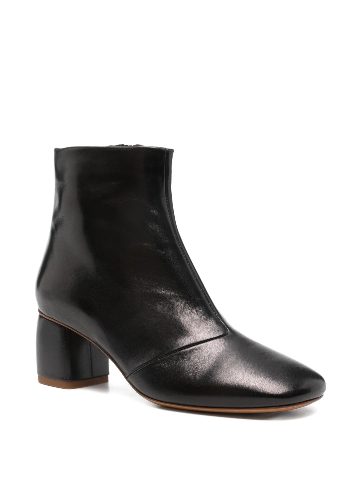 Ботинки Forte Forte Block-heel ankle boots, размер 41, черный — фото 1