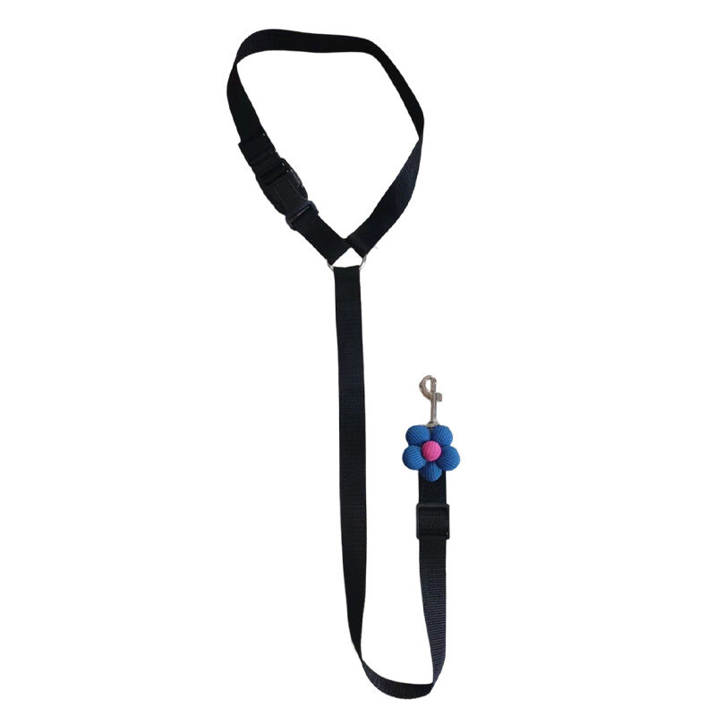 Собачья автобезопасная поводок с регулируемым ремнем, черный цвет для безопасного путешествия с собакой - прочная и