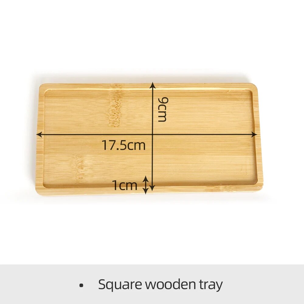 Бамбуковый контейнер для шампуня Rectangle 17.5 tray
