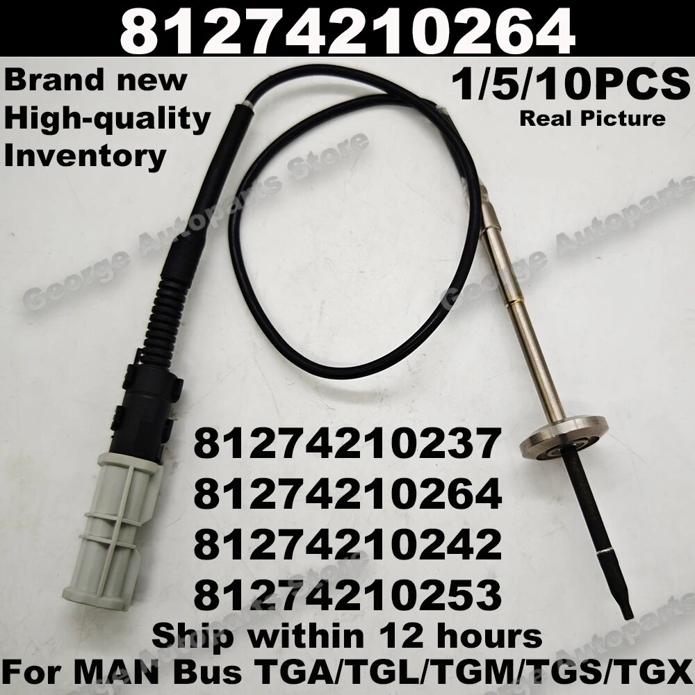 Высококачественный датчик температуры для грузовика 81274210264, автомобильный аксессуар, датчик температуры выхлопных газов для MAN TGS/TGX/TGA